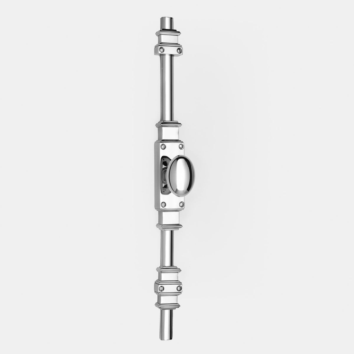 3281, Cabinet Cremone w/ Oval Knob - Half Dummy - 1-3/8" x 5-3/4" Squa – FineKnobs.com