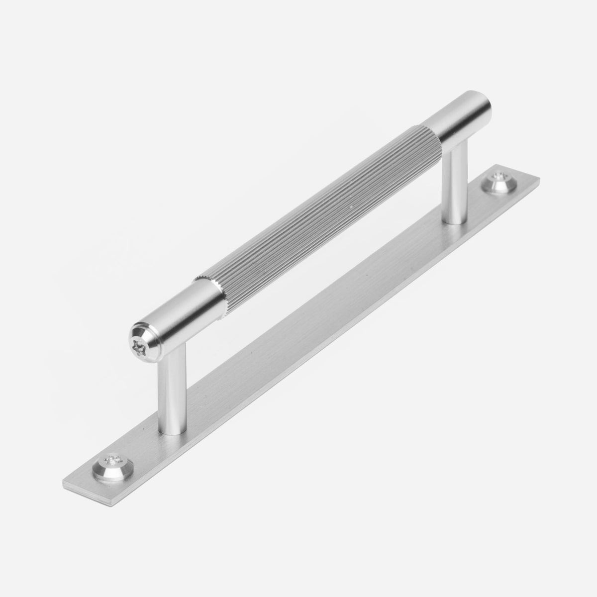 211B, Linear Pull Bar + Backplate - Small - 4.92" (125mm) c-c – FineKnobs.com