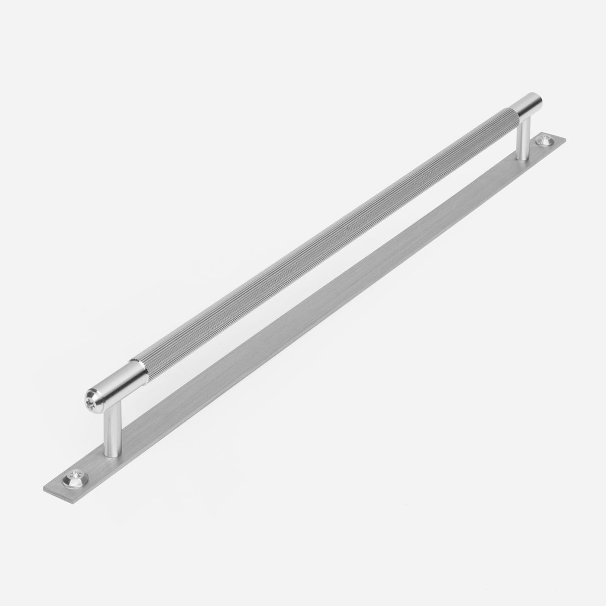 213B, Linear Pull Bar + Backplate - Large - 12.75" (325mm) c-c – FineKnobs.com