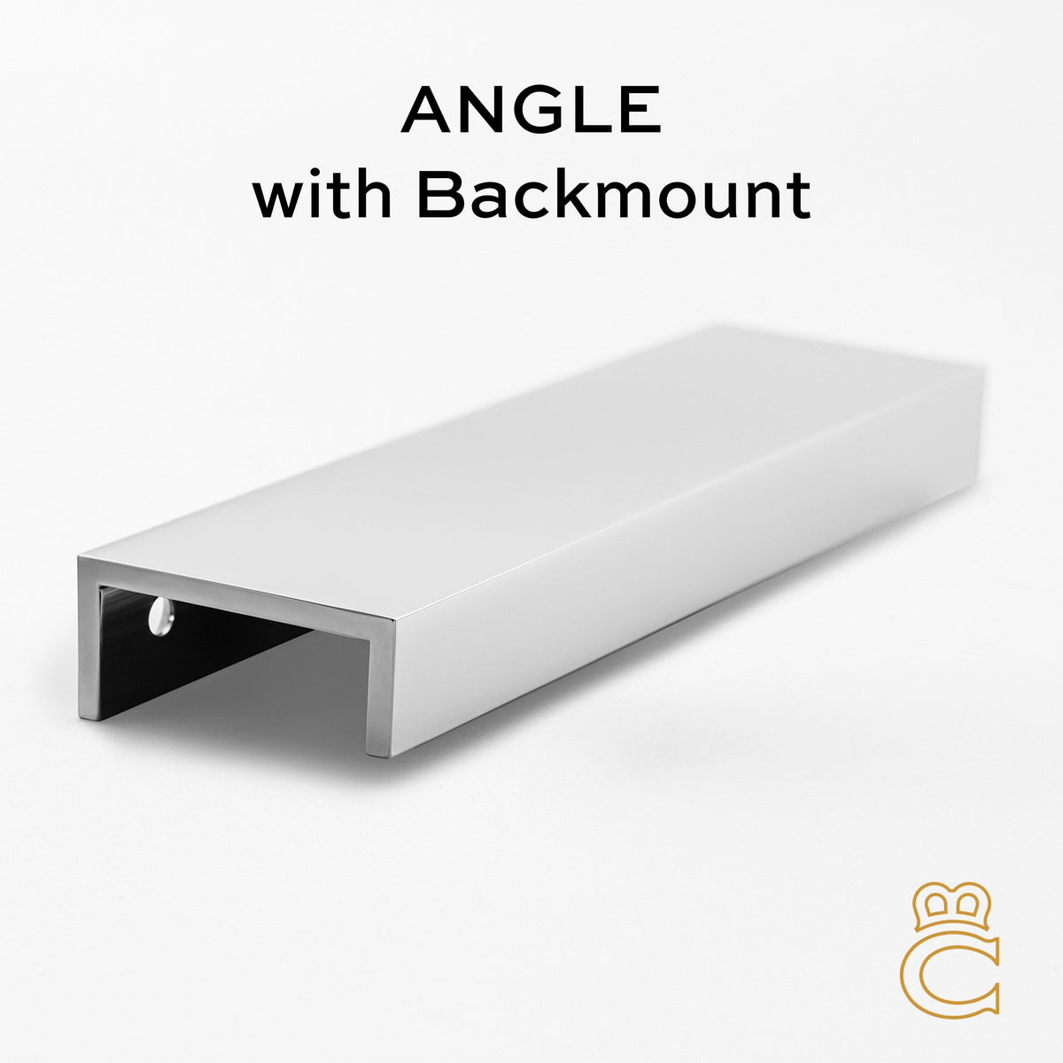 Edge Pull - Angle with Backmount – FineKnobs.com