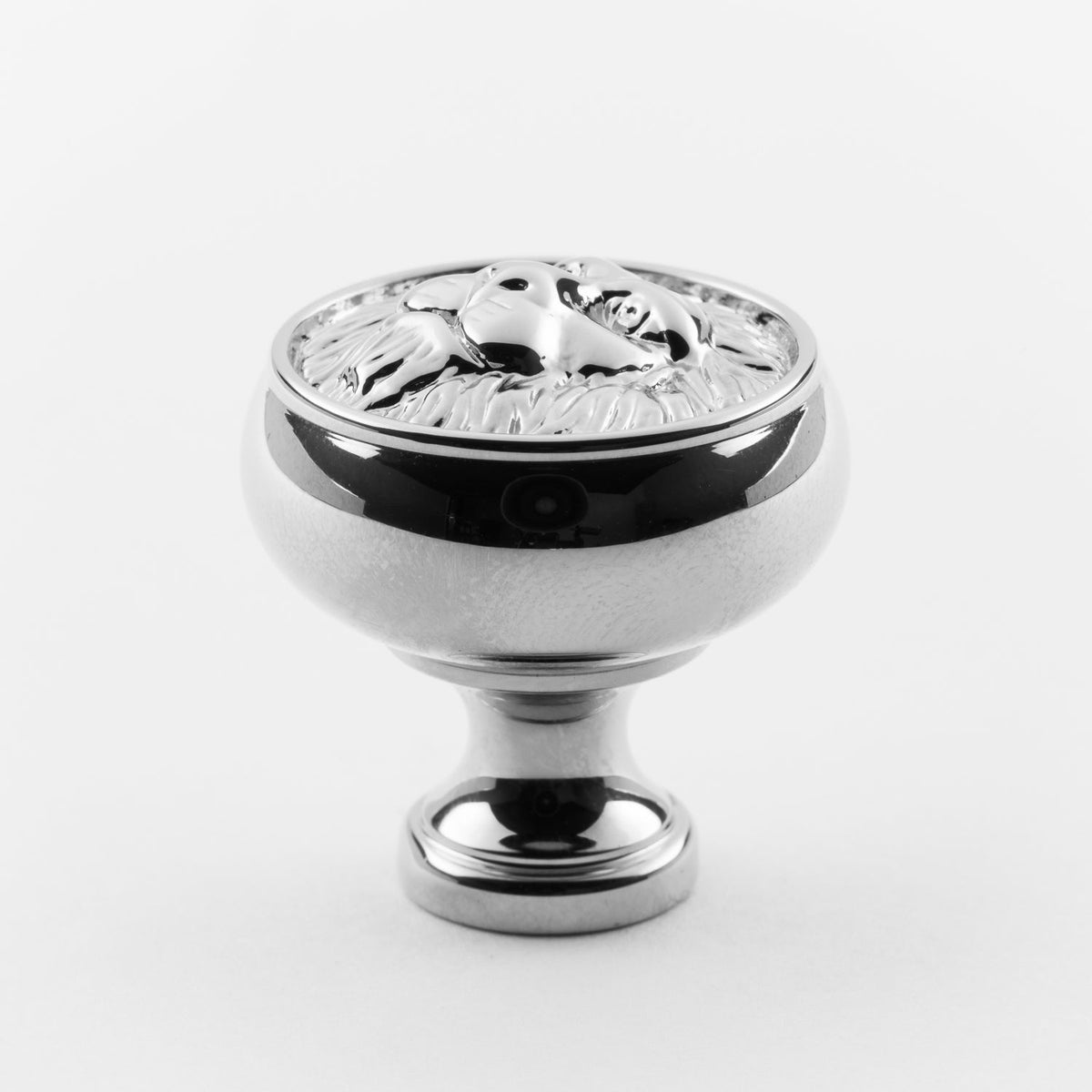 1451, Lion Knob - 1-1/4", Classic Brass St. Georges Collection ...